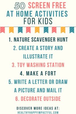 75 of the Best Activities for Kids at Home - Healthy Happy Impactful