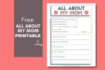 Free Mother's Day Questionnaire: All About My Mom Printable 2026