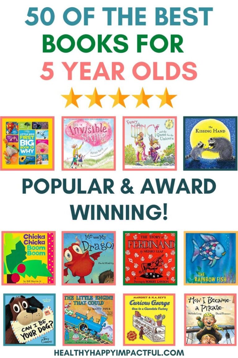 50 Must-Read Books for 5 Year Olds in 2025