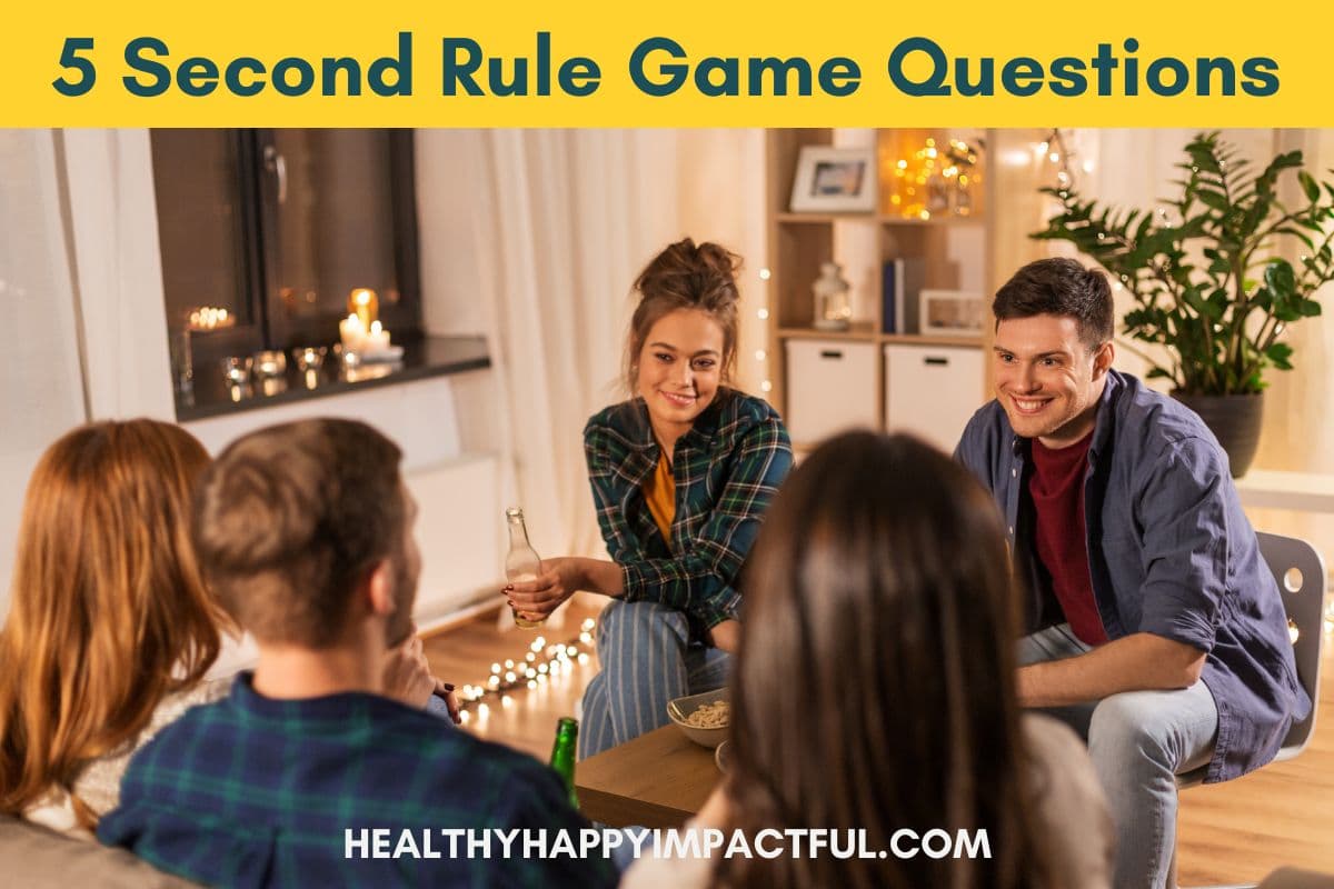 5 Second Rule Game: 200 Fun Questions for Kids and Adults