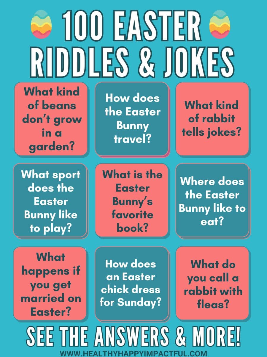 100 Fun Easter Riddles and Jokes (For Kids & Adults) 2025