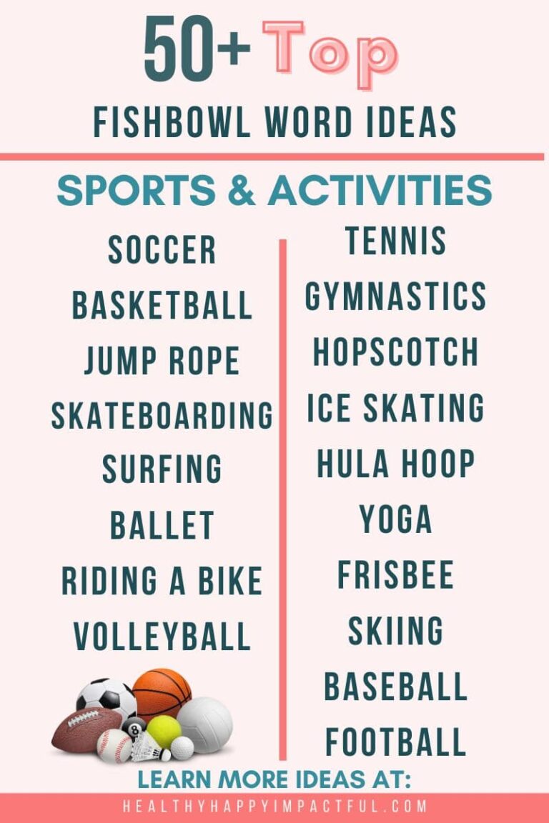 How to Play the Fishbowl Game + Fun Word Ideas & Rules (2025)