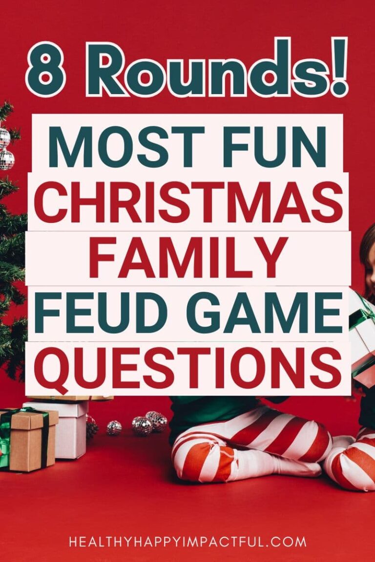 Must-Try Christmas Family Feud That Your Kids Will Love - Healthy Happy ...